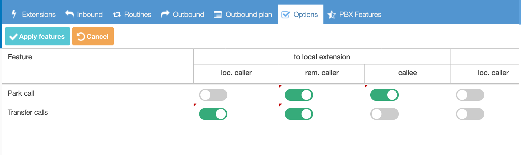 Dial Plan options - Axeos Knowledge Base article