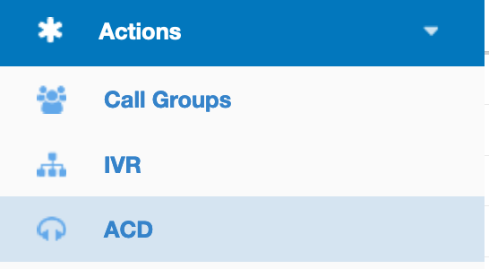 Automatic call distribution - ACD -(for admins) - Axeos