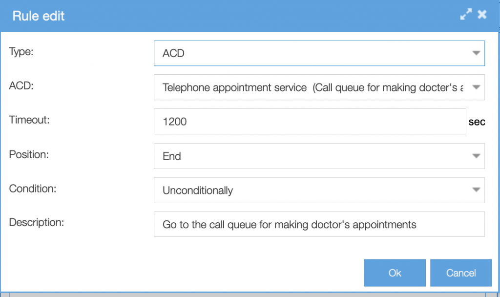 Automatic call distribution - ACD -(for admins) - Axeos