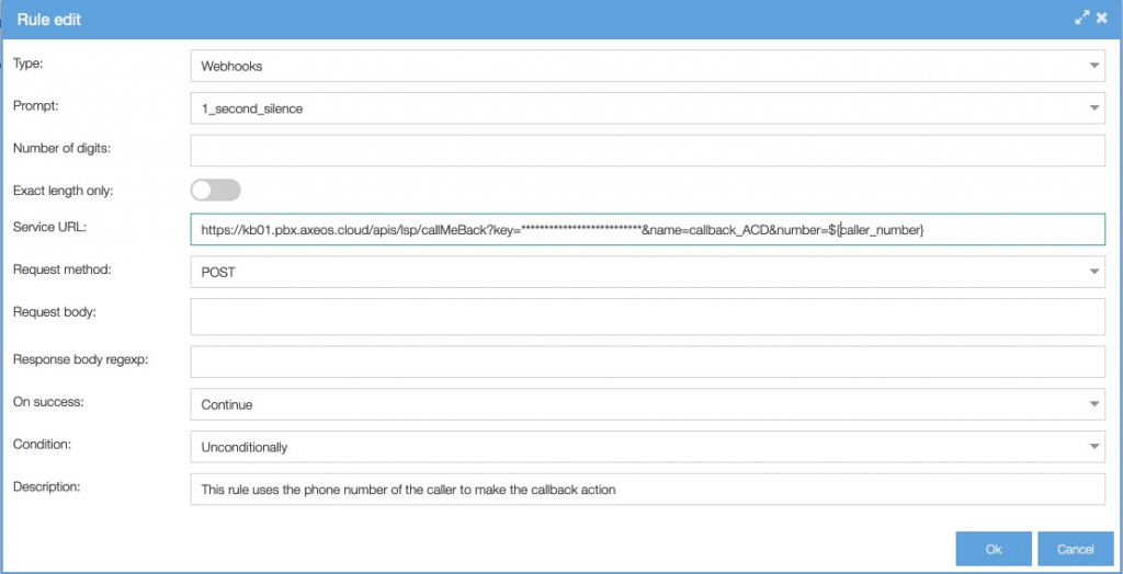 Queue Callback - Axeos